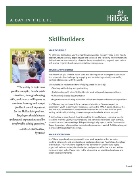 Why Work at Hillside - Hillside